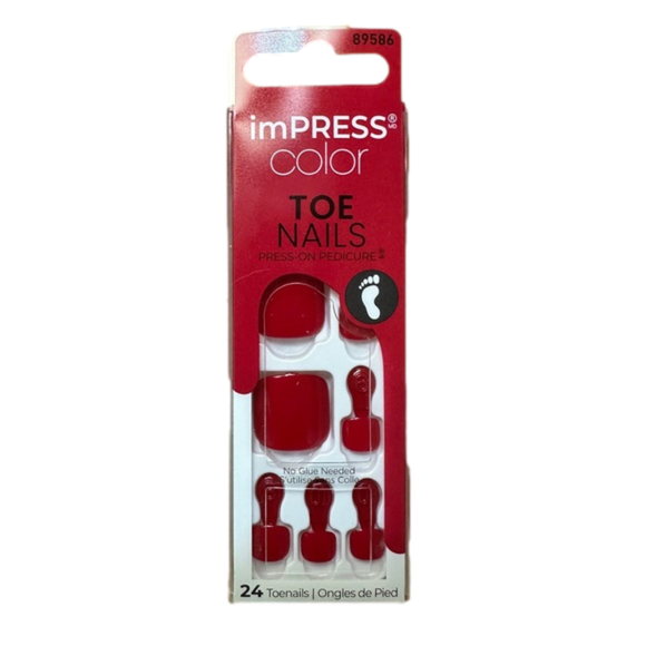 imPRESS | Bath & Body | New Impress Color Toe Nail Press On Pedicure ...